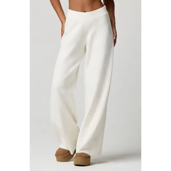 FLORENCE BY MILLS Chenille Wide Leg Pants