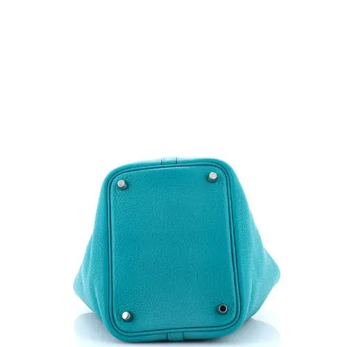 Hermès Picotin Lock Bag Clemence Pm - Blue