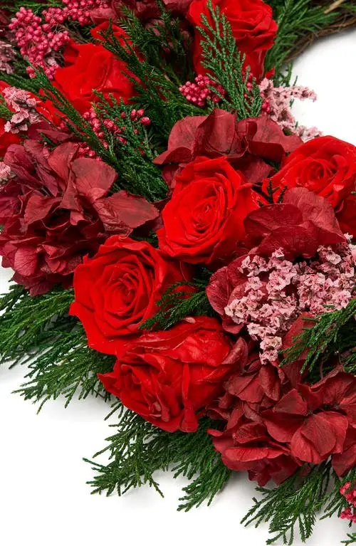 Venus Et Fleur L’étoile Grand Rouge Wreath