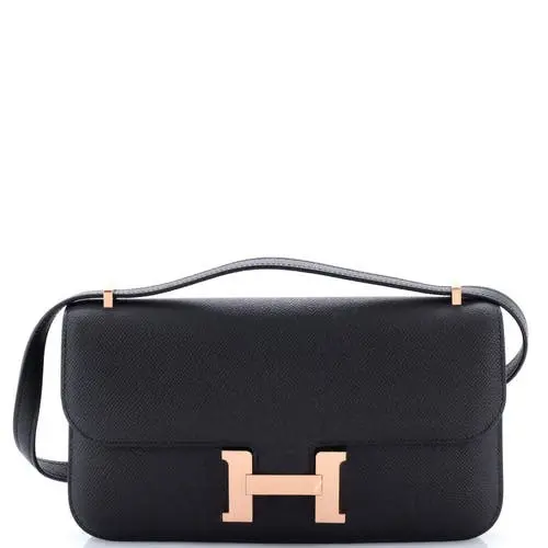 Hermès Constance Elan Nm Bag Epsom 25 - Black