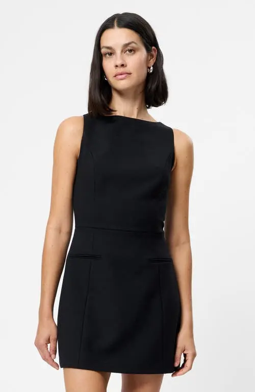 French Connection Whisper Boatneck Mini Dress