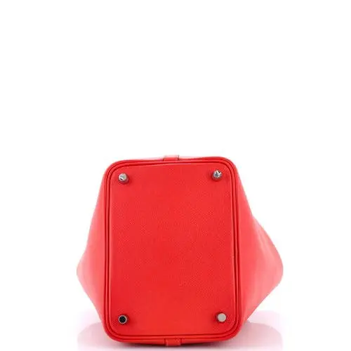 Hermès Picotin Lock Bag Tressage Epsom Pm - Orange