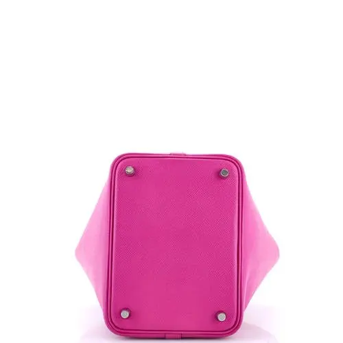 Hermès Picotin Lock Bag Tressage Epsom Pm - Pink