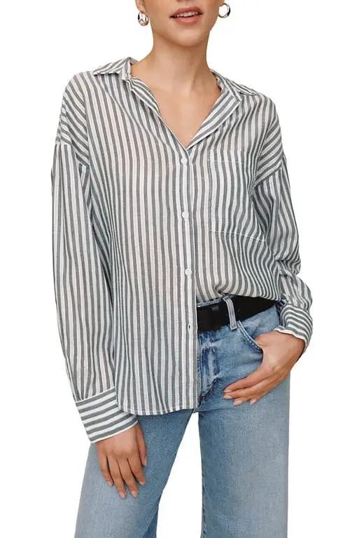Bella Dahl Oversized Pocket Shirt