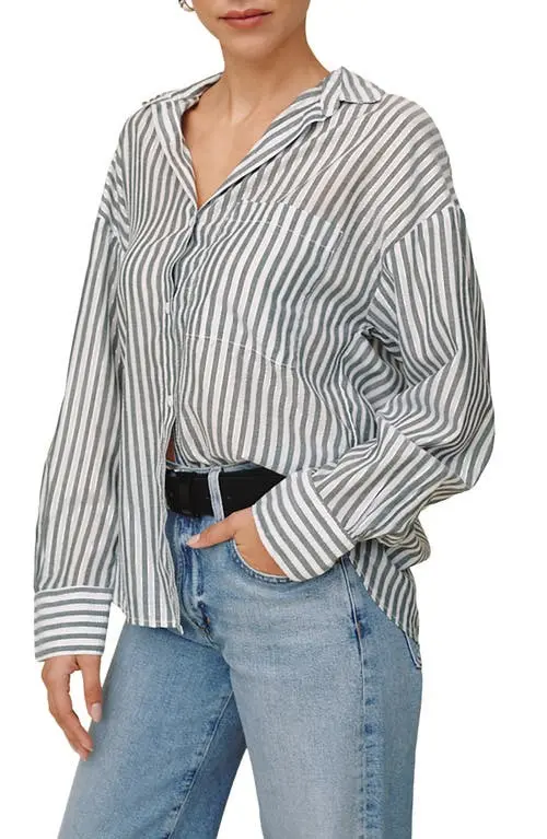 Bella Dahl Oversized Pocket Shirt
