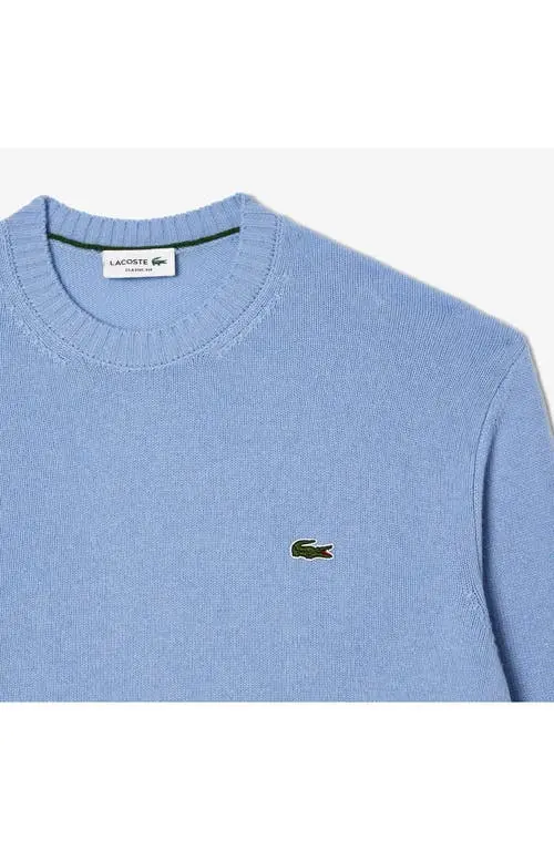 Lacoste Classic Fit Merino Wool Crewneck Sweater - Overview