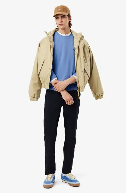 Lacoste Classic Fit Merino Wool Crewneck Sweater - Overview
