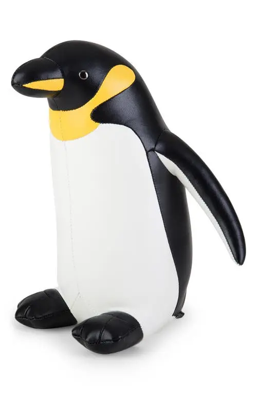 ZUNY King Emperor Penguin Bookend - Black White