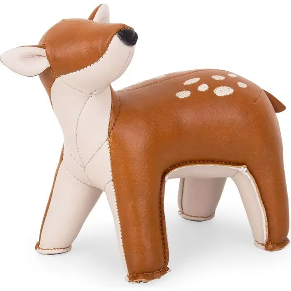 ZUNY Deer Luke Faux Leather Paperweight - Tan Wheat