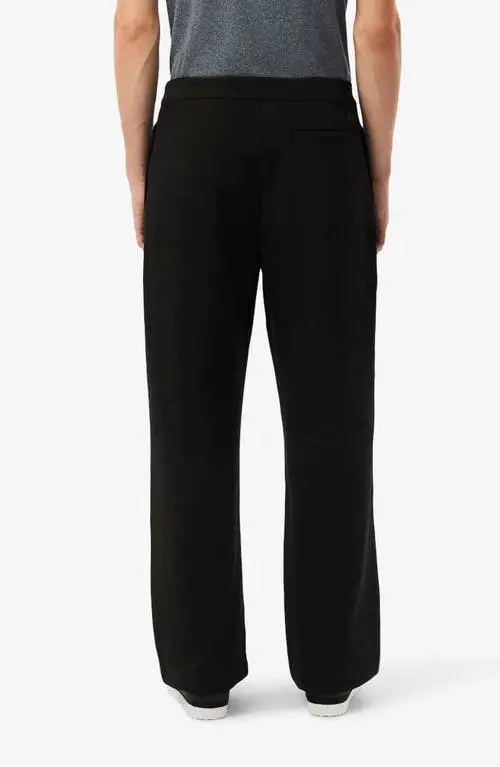 Lacoste Loose Fit Pleated Piqué Trousers