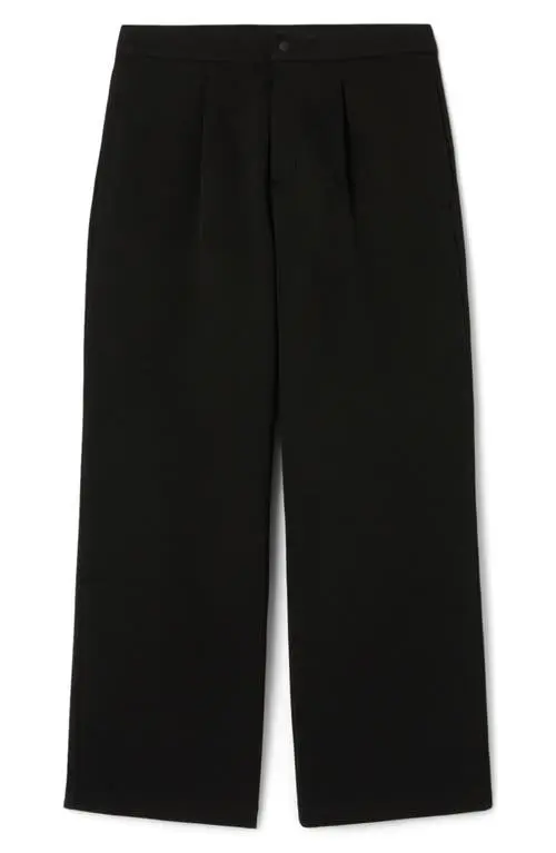 Lacoste Loose Fit Pleated Piqué Trousers