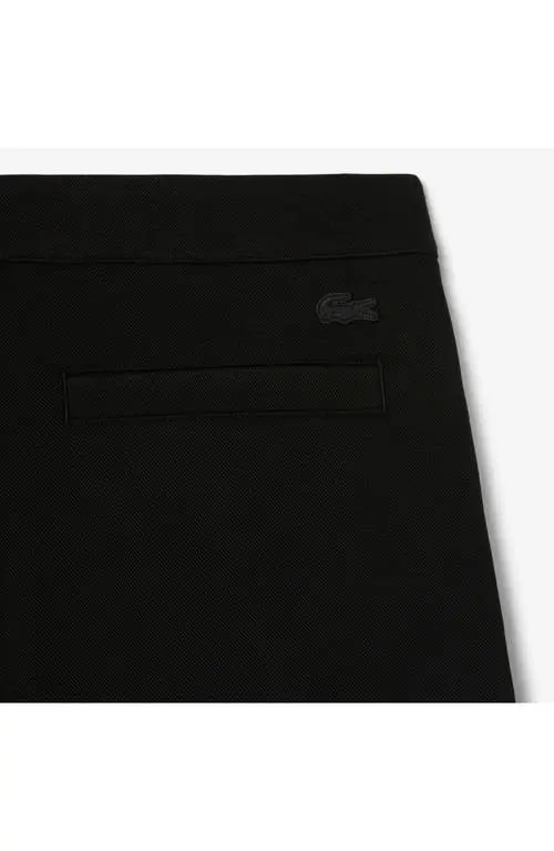 Lacoste Loose Fit Pleated Piqué Trousers