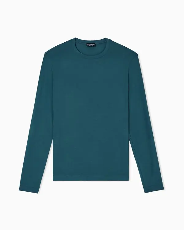 Giorgio Armani Stretch Viscose Jersey Jumper