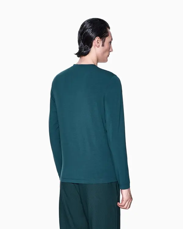 Giorgio Armani Stretch Viscose Jersey Jumper