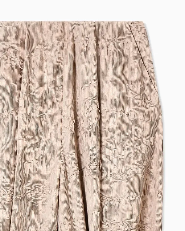 Giorgio Armani Micro-pleated Wide-leg Trousers
