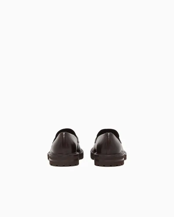 Giorgio Armani Nappa Leather Loafers
