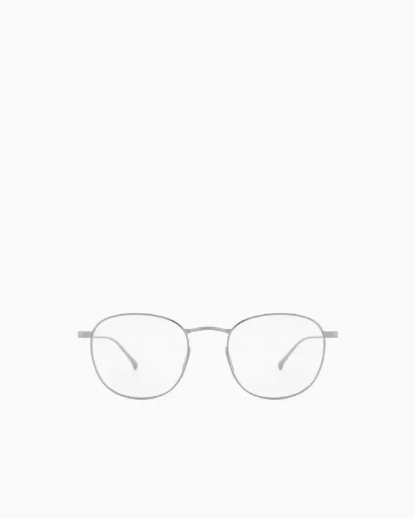 Giorgio Armani Panto Eyeglasses - Silver