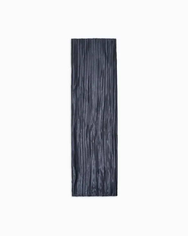 Giorgio Armani Stole In Pleated Fabric