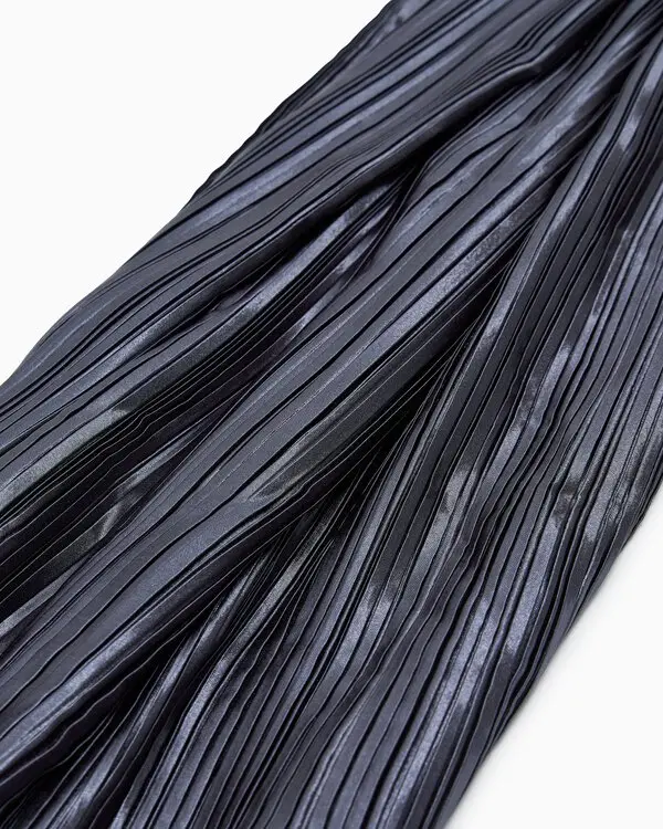 Giorgio Armani Stole In Pleated Fabric