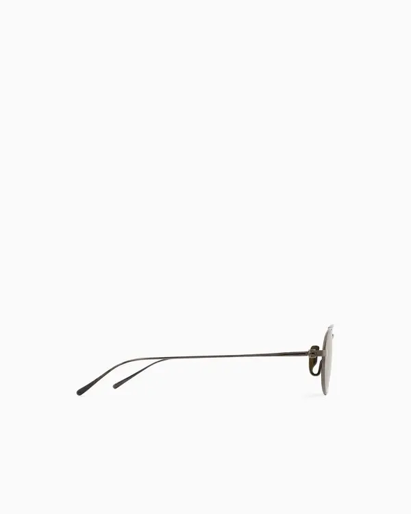 Giorgio Armani Oval Sunglasses - Grey