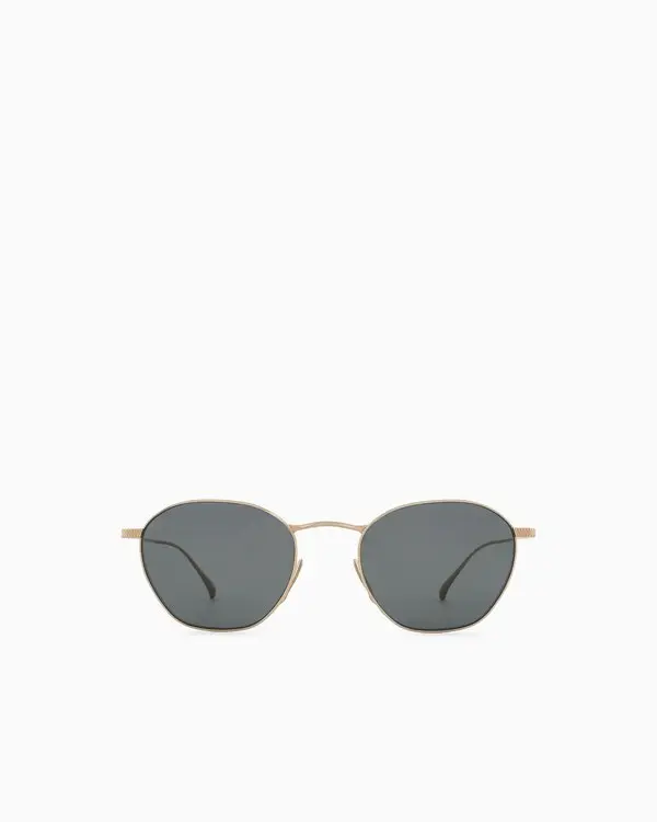 Giorgio Armani Square Sunglasses - Gold
