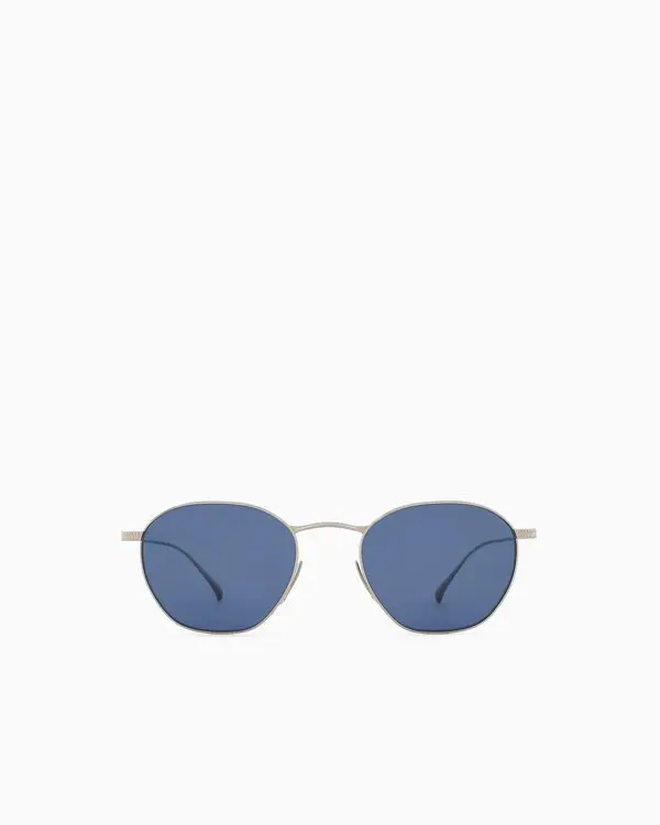 Giorgio Armani Square Sunglasses - Silver