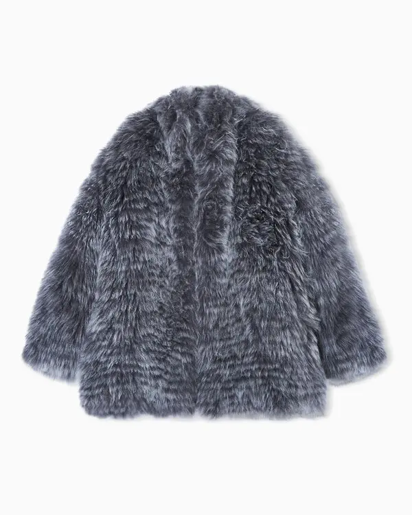 Giorgio Armani Cashmere Fur Blouson - Grey