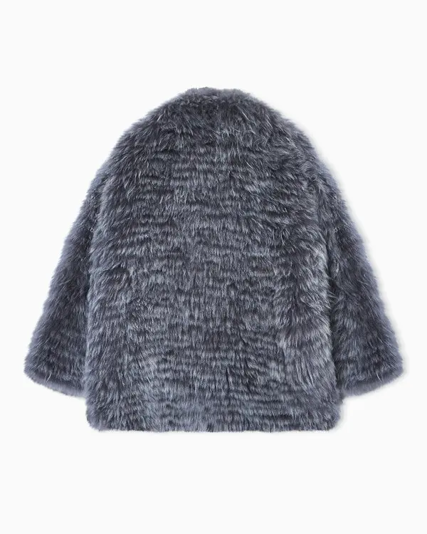 Giorgio Armani Cashmere Fur Blouson - Grey