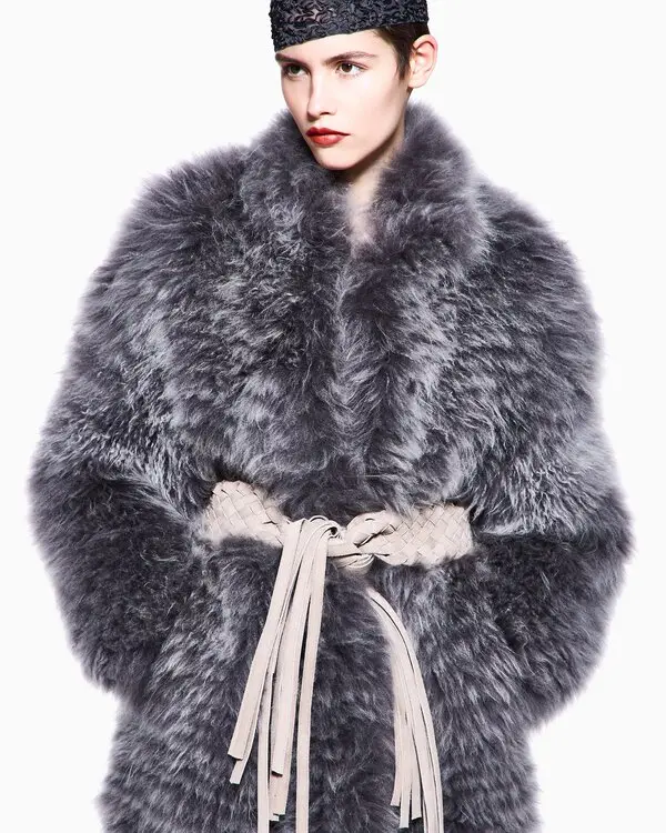 Giorgio Armani Cashmere Fur Blouson - Grey