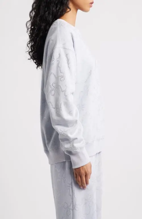 LoveShackFancy Karabeth Embellished Sweatshirt