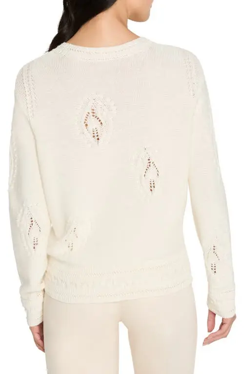NIC+ZOE Cotton Paisley Dot Sweater