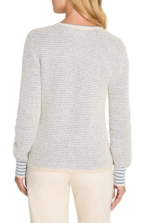 NIC+ZOE Tuck Open Stitch Sweater