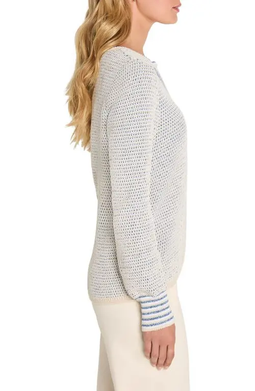 NIC+ZOE Tuck Open Stitch Sweater