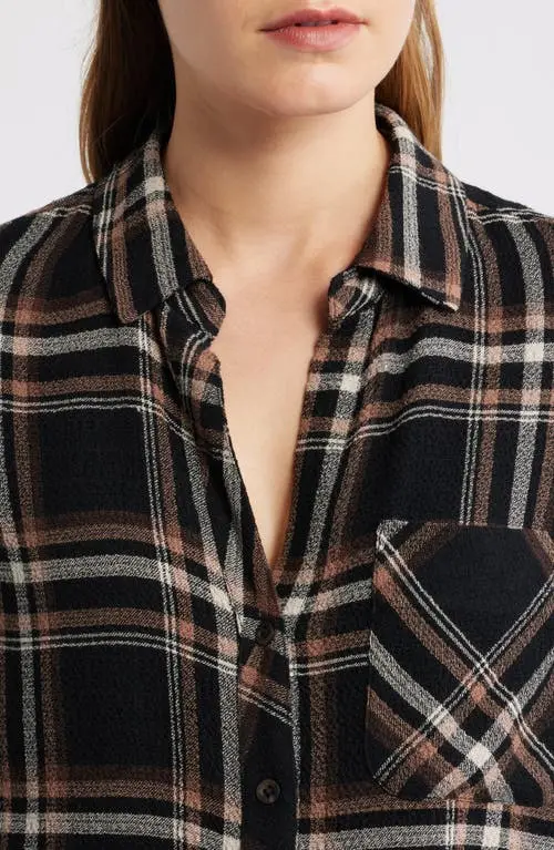 CLOTH & STONE Plaid Button-up Shirt