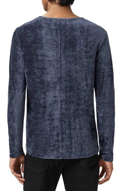 John Varvatos Sandro Long Sleeve Velvet Top