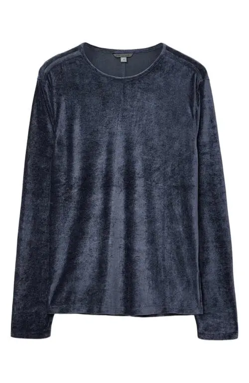 John Varvatos Sandro Long Sleeve Velvet Top