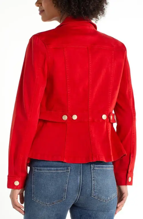 LIVERPOOL Tab Detail Peplum Jacket