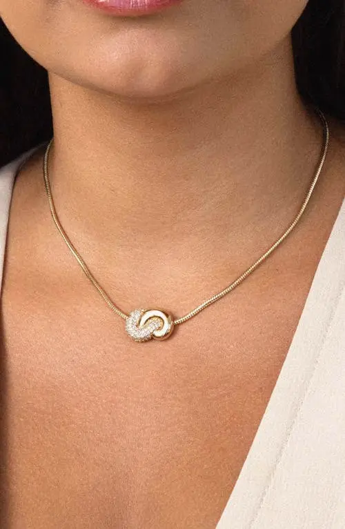 Ettika Love Me Knot Pendant Necklace