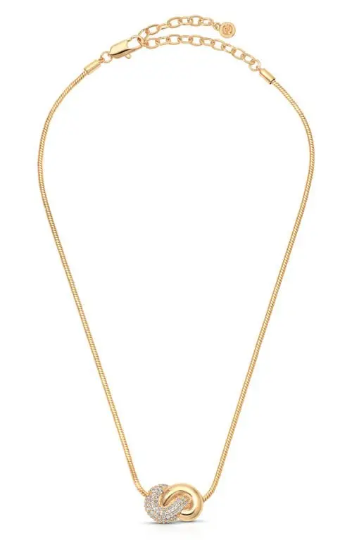 Ettika Love Me Knot Pendant Necklace