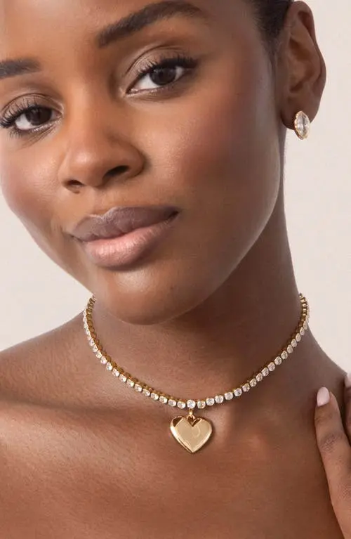 Ettika Luminous Love Tennis Necklace