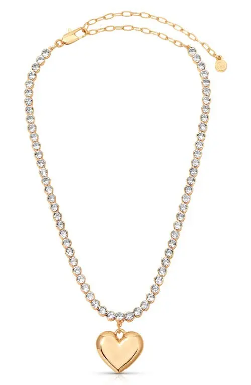 Ettika Luminous Love Tennis Necklace