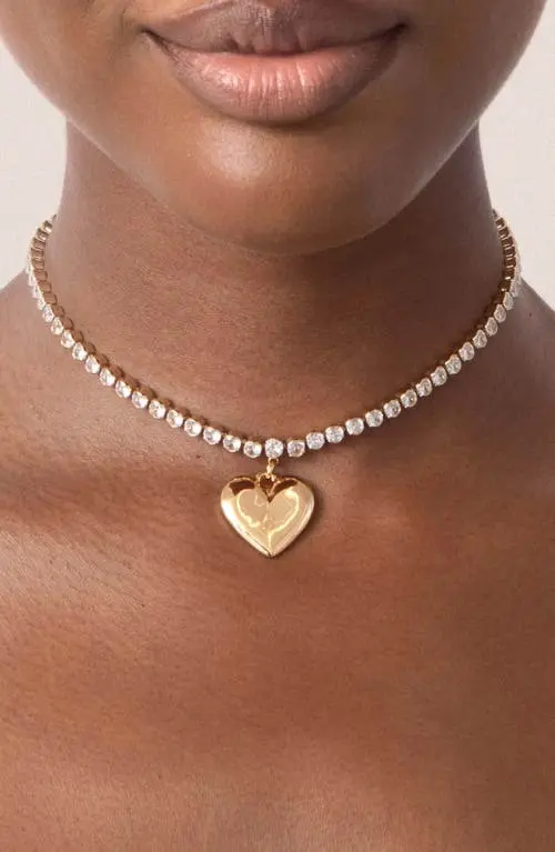 Ettika Luminous Love Tennis Necklace