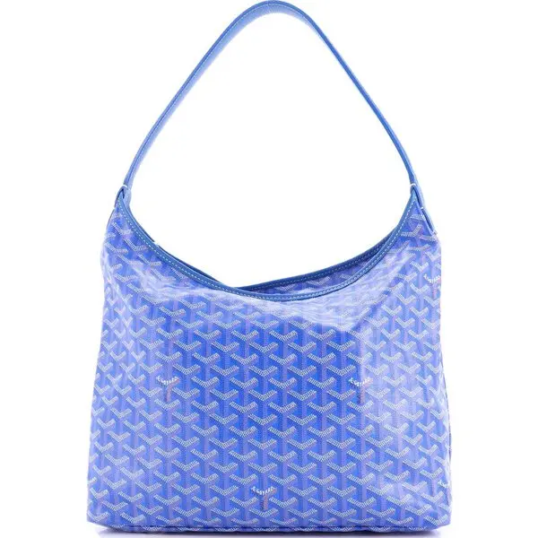 GOYARD Boheme Hobo Coated Canvas - Blue