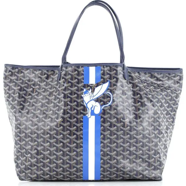 Goyard Saint Louis Printed Coated Canvas Gm - Blue