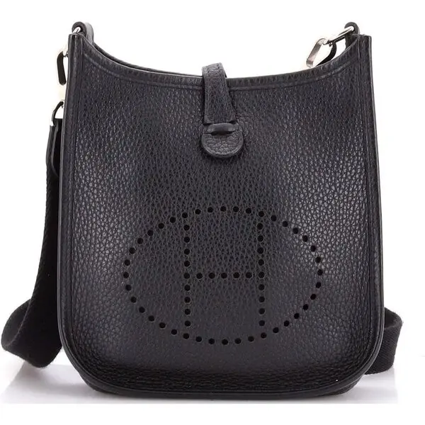 HERMES Evelyne Bag Gen Iii Clemence Tpm - Noir