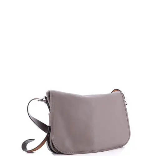 Hermès Barda Messenger Bag Veau Sikkim 35 - Grey