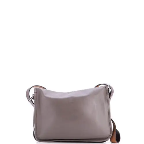 Hermès Barda Messenger Bag Veau Sikkim 35 - Grey