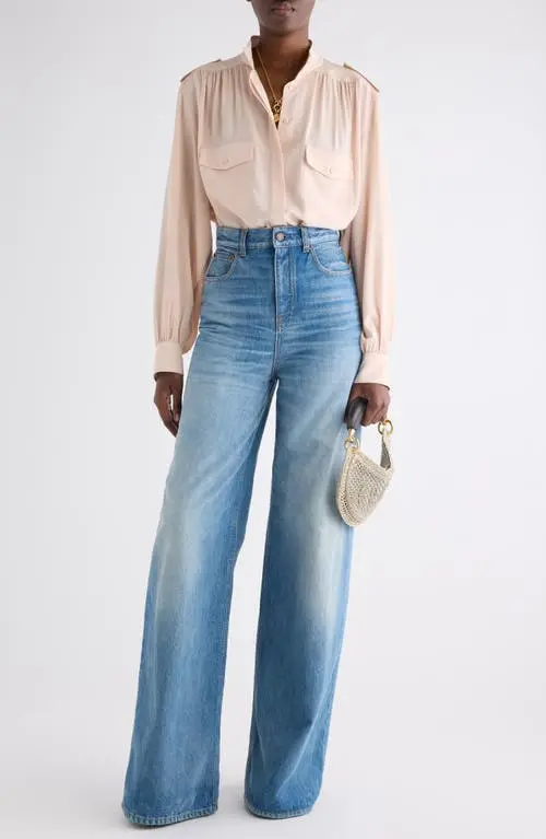 Chloé High-rise Wide-leg Jeans