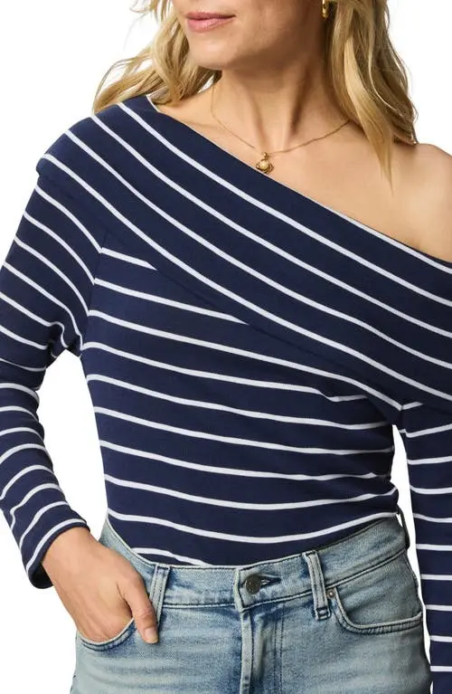 Splendid Josie Stripe Off-the-shoulder Top