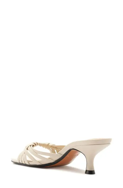 Schutz Tara Interlaced Slide Sandal - Sugar White